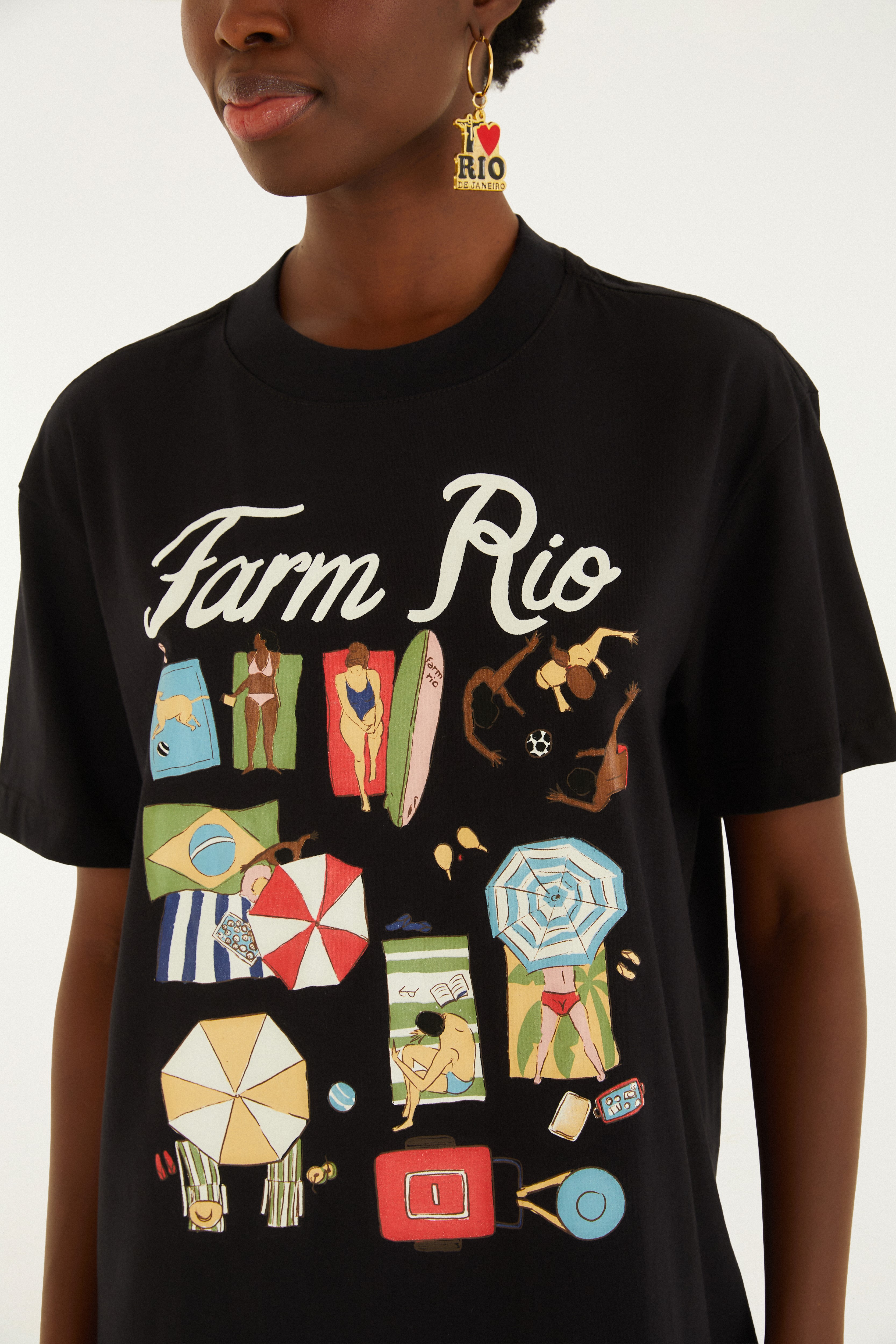 T-Shirt Media Praia Carioca