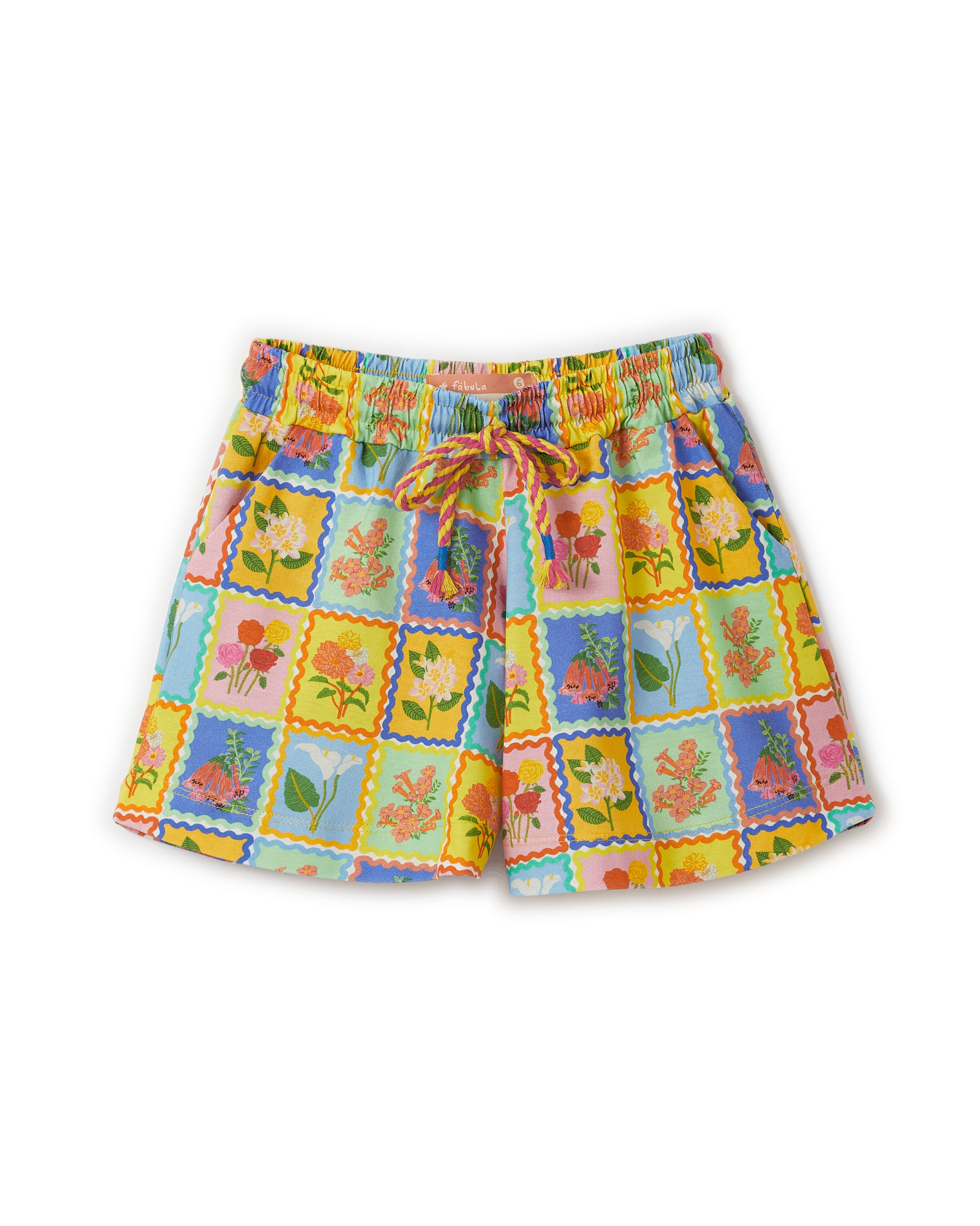 Short Malha Selo De Flor